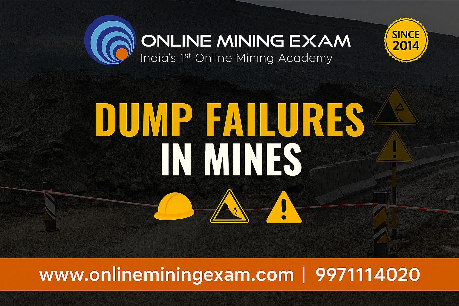 Bench & Dump Failures in Opencast Mines – DGMS Notes