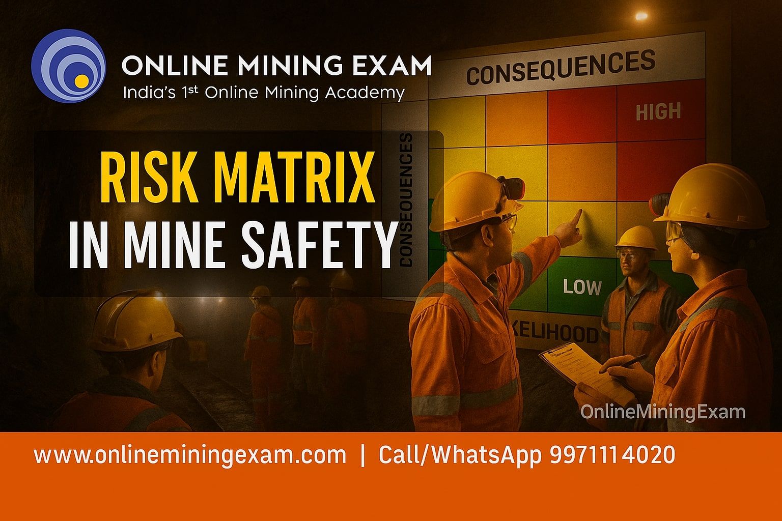 Risk Matrix in Mine Safety – DGMS Exam Notes