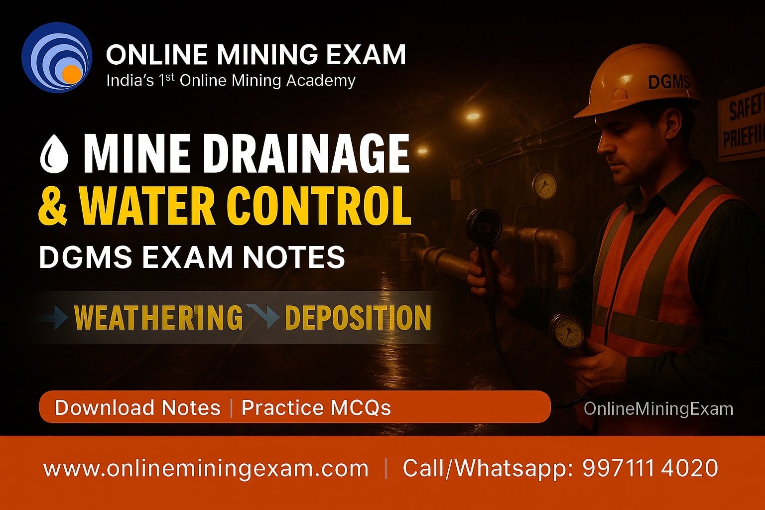 Mine Drainage & Water Control in Mines