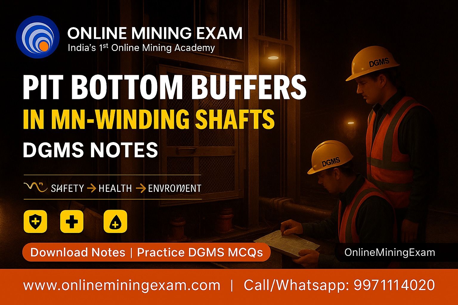 Pit Bottom Buffers in Mine Winding Shafts – Purpose, Design & DGMS ...
