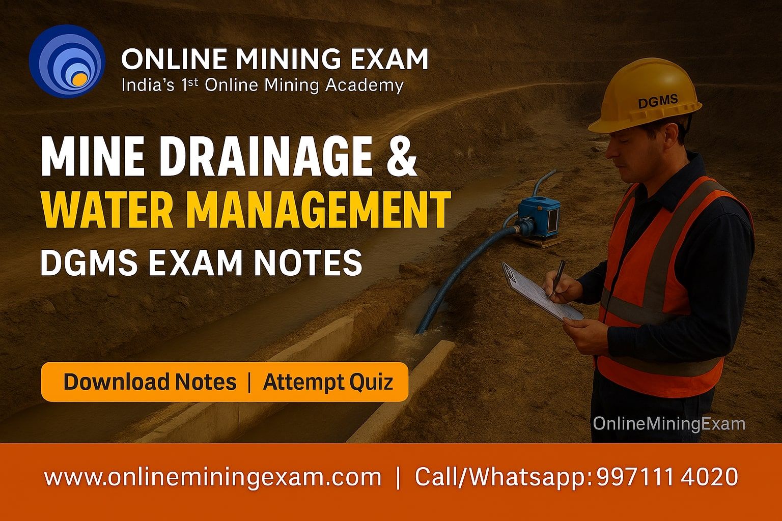 Mine Drainage & Water Management in Box Cut Areas – DGMS Exam Notes ...