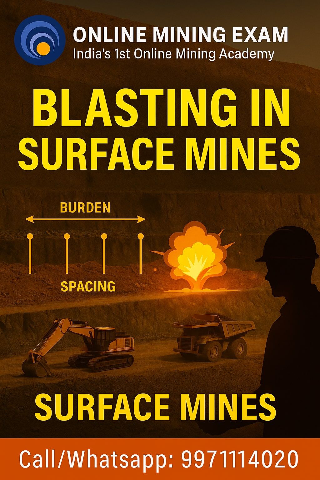 Blasting in Surface Mines – Bench Design, Patterns & Parameters | DGMS ...