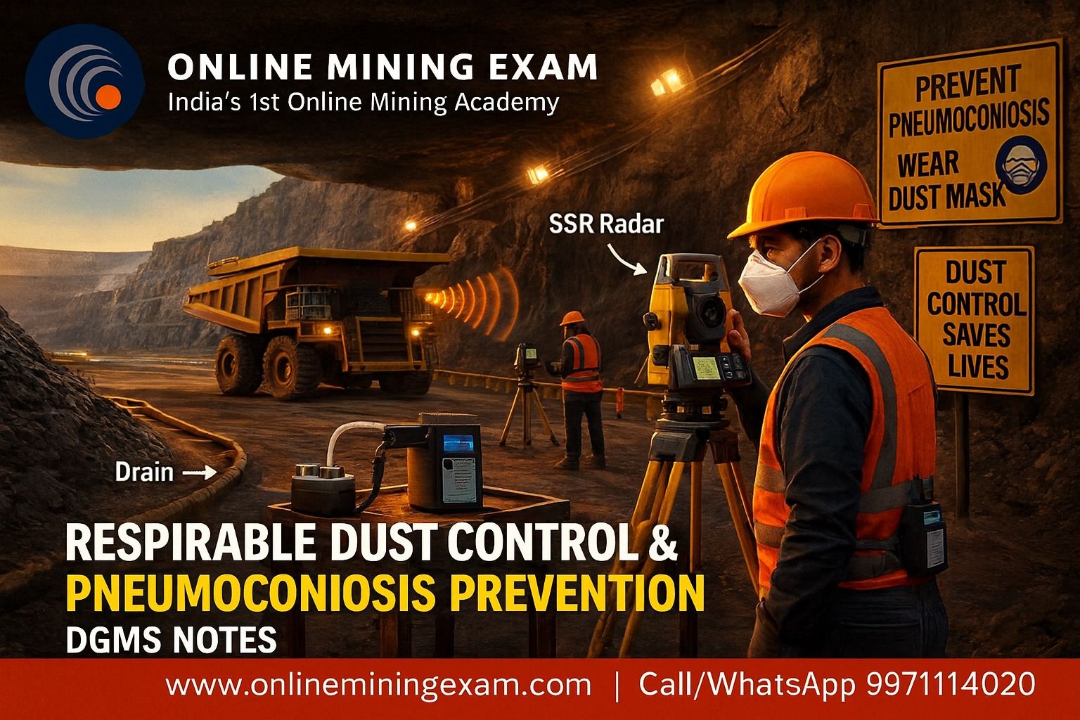 Respirable Dust Measurement & Pneumoconiosis Prevention in Mines – DGMS ...