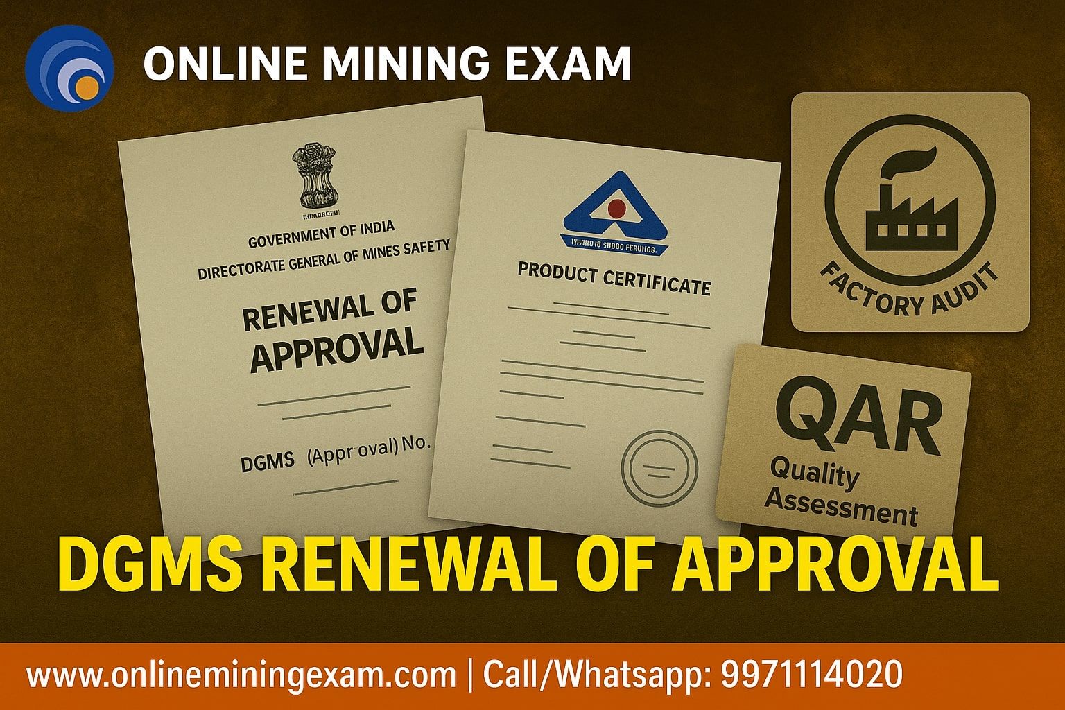 DGMS Renewal of Approval – Validity, Conditions & Compliance ...