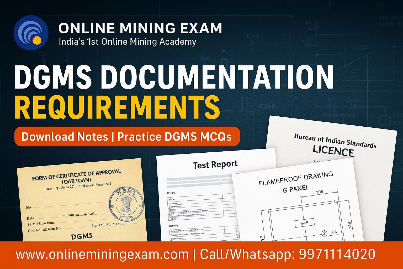 DGMS Documentation Requirements – Test Reports, QMS, Factory ...