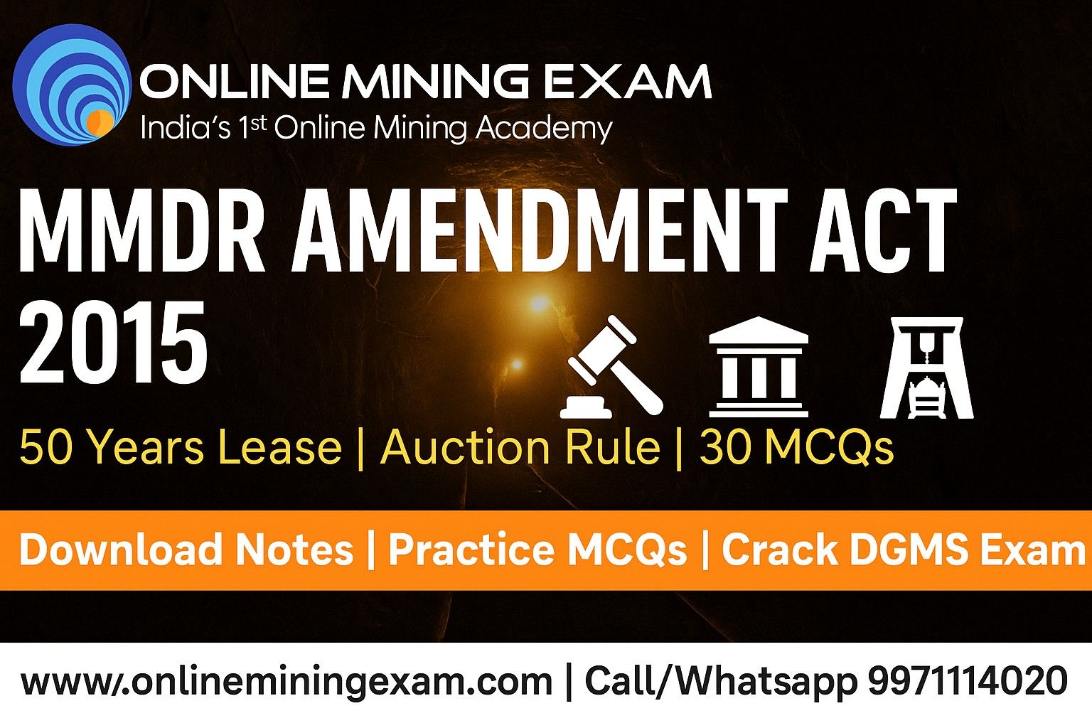 MMDR Amendment Act 2015 Notes | Summary + 30 MCQs with Solutions